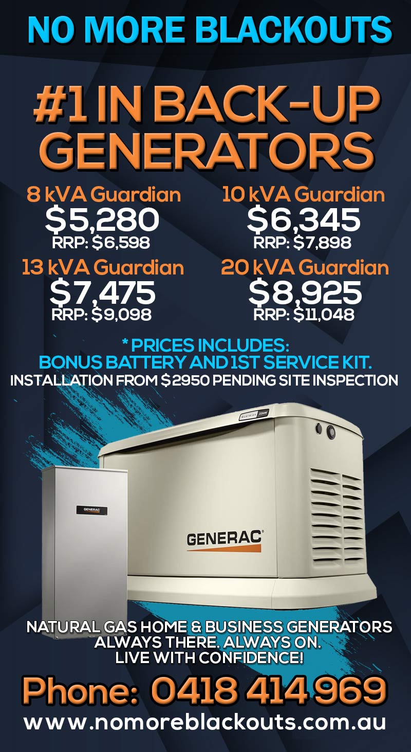 Generator Sale Now On - No More Blackouts